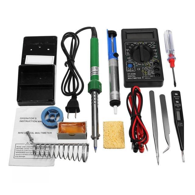 12Pcs Welding Soldering Tool Sets Multimeter Soldering Iron_虎窝淘