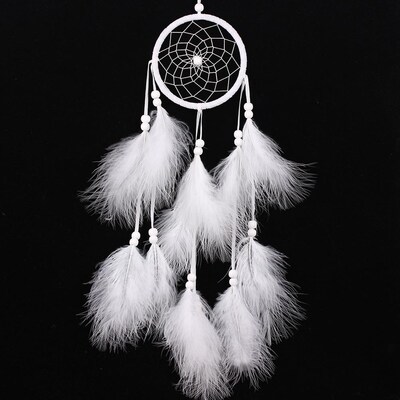 Handmade Dream Catchers Hanging White Lace Flower Dreamcatch