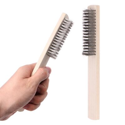 1pcs Stainless Steel Wire Brush Paint Removal Cleaning Metal