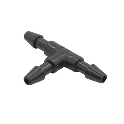 3 mm Garden Hose Connector Barbed Equal Tee Micro Drip Irrig