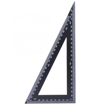 High Carbon Steel Triangle Ruler 90 Degree Square Woodworkin
