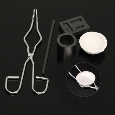 5PCS Heat-Resistant Ingot Mold Casting Tool Smelting Silvers