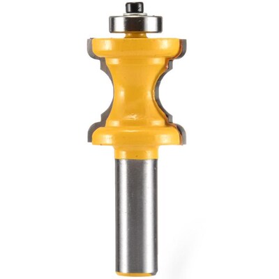 1pc Steel Bullnose Router Bit 1/2'' Shank Bead Column Face M