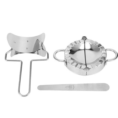 3pcs/Set Dumpling Mould Maker Wrapper Dough Cutter Stuffing