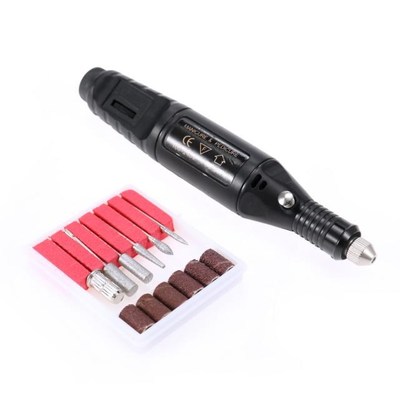 Mini Electric Grinder Drill Tool Nail Gel Polish Removing Dr