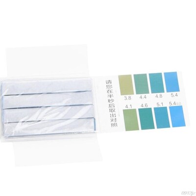 80 Strips PH Range 3.8-5.4 PH Alkaline Test Indicator Paper