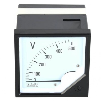 High Accuracy Square Panel Voltage Meter Analog Voltmeter AC