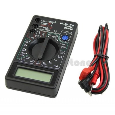 Digital Multimeter with Buzzer Voltage Ampere Meter Test Pro