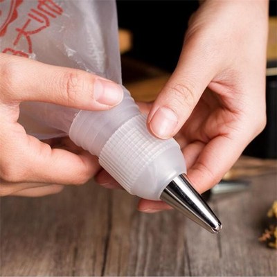 10PCS/LOT Dessert Decorators Adapter Set Piping Bag Plastic