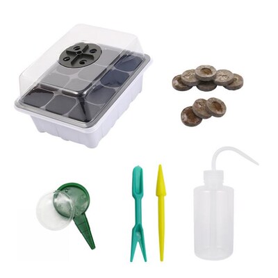 6/12 Cell Nursery Box with Peat Moss Soil Block Kit Seedling