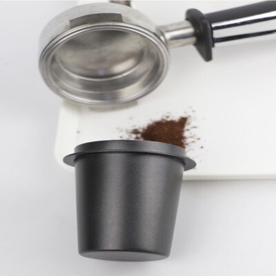 Stainless Steel Dosing Cup Coffee Mug Powder Feeder Fit Espr