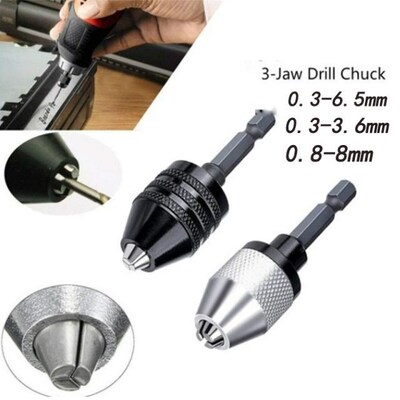 Hexagonal mini-drill chuck 0.3-3.6mm power tool for converti