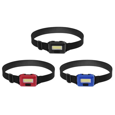 Mini COB LED Headlights 3 Mode Waterproof Headlights Flashli