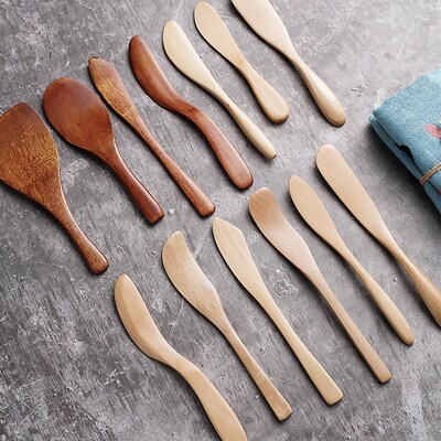 Wooden Marmalade Knife Sandwich Spreader Butter Knife Dinner