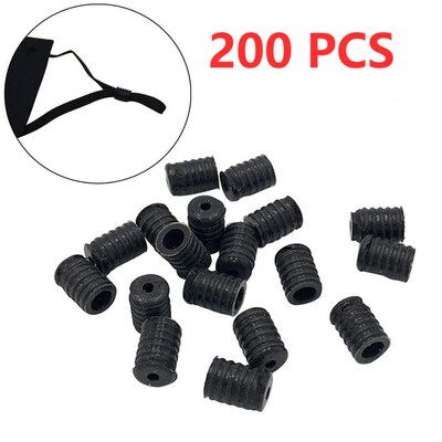 50/100/200PCS Cord Locks Toggles For Drawstrings Elastic Cor