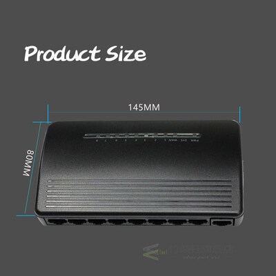 9port wired router RTL8196E Chip SOHO plastic box DHCP ether