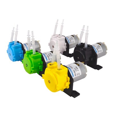 Mini 12V/24V DC Dosing Pump Peristaltic pump Dosing Head wi