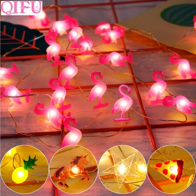 Flamingo Garland Party Flamingo Decor Lights Flamingo Party