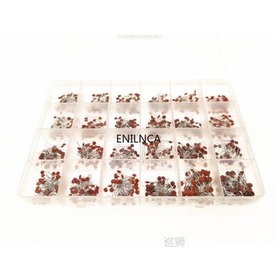 960Pcs/lot Ceramic capacitor Assortment Kit 2PF-0.1UF 50V Ce