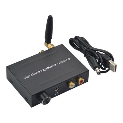 192KHZ Digital Optical to Analog DAC Audio Converter Blueto