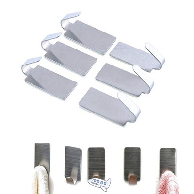 Silver Self Adhesive Home Kitchen Wall Door Stainless Steel