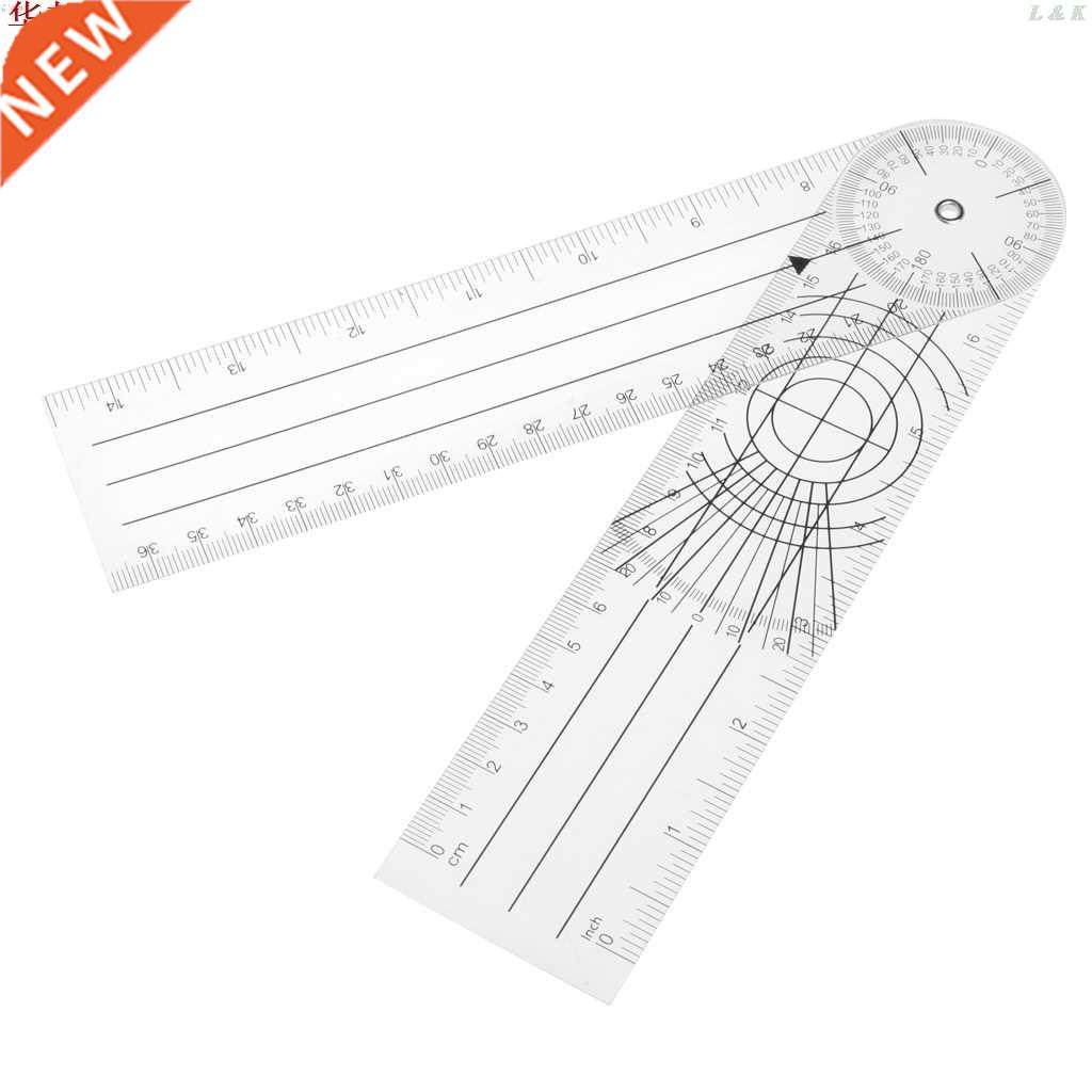 Userful Multi-Ruler 360 Degree Goniometer Angle Spinal Ruler_虎窝淘