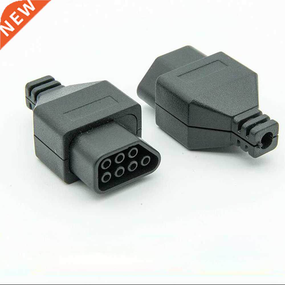 100 PCS a lot Male plug connector jack 7P5C plug 7 Pin contr_虎窝淘