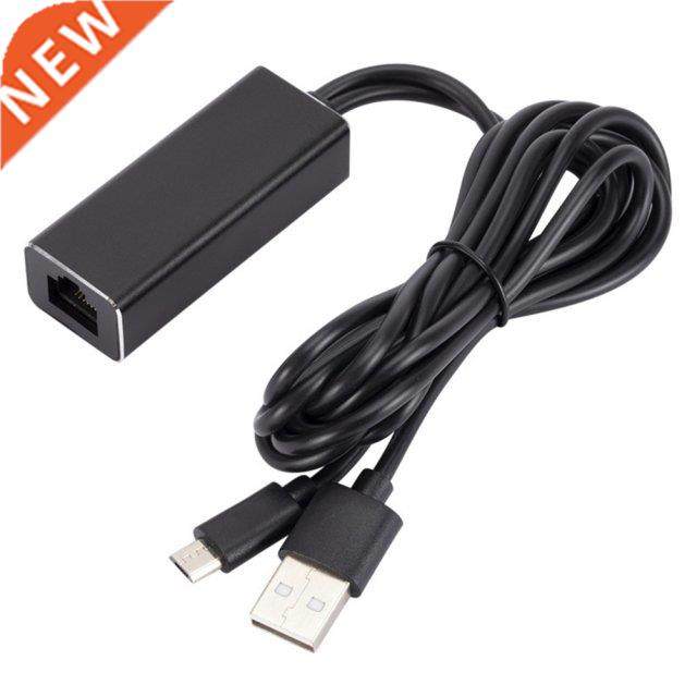 Micro USB Power to RJ45 100M Network Card Adapter Gadgets fo_虎窝淘