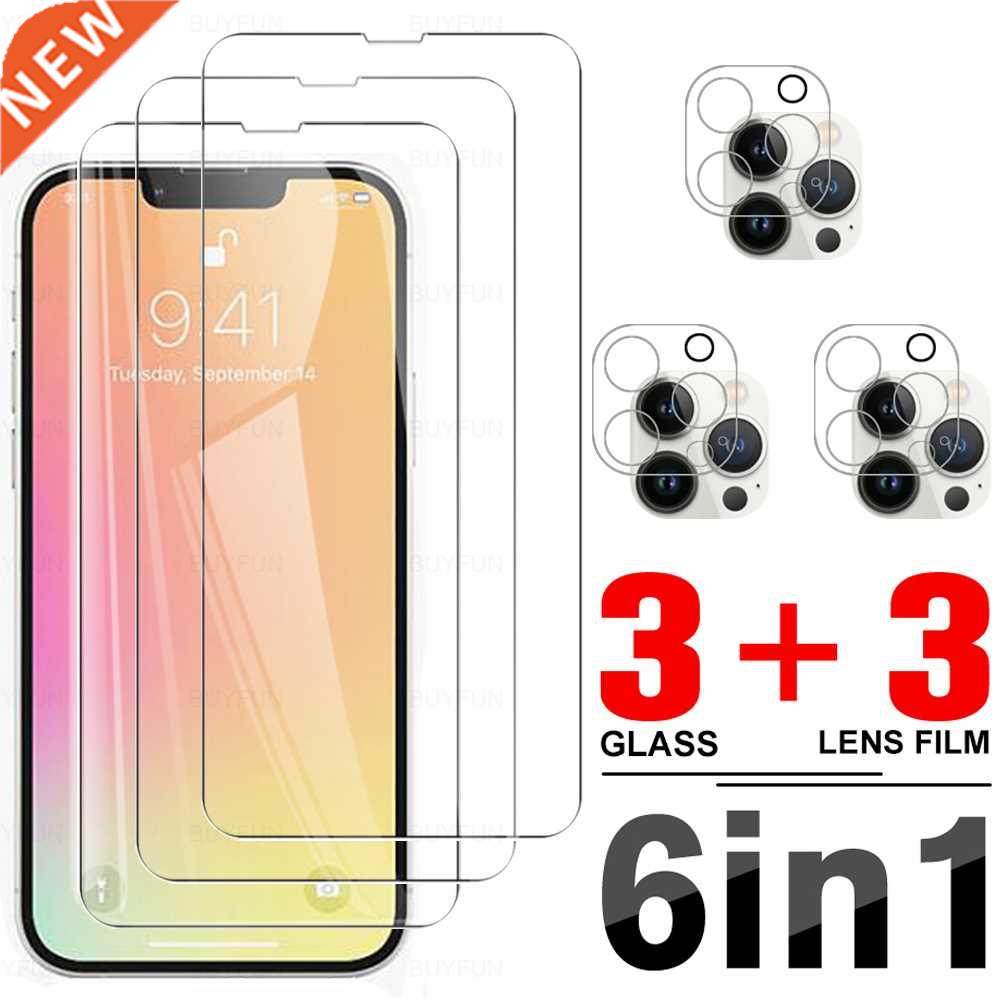 6in1 Tempered Glass For IPhone 1 Pro Max Protective Glass F_虎窝淘