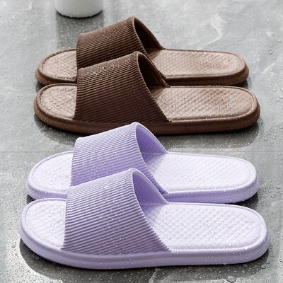 Summer EVA Slippers NonSmelly Soft AntiSlip Couple Bathroom