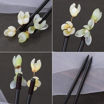 Fresh Spring Bud Hairpin Ancient Style Hair Ornament Simple