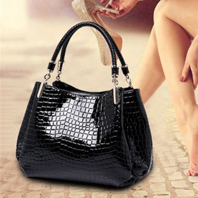 2025 FW Womens Bags EuroAmerican Fashion Crocodile Pattern H