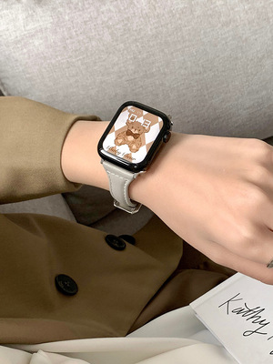 谷歌表带小蛮腰真皮腕带