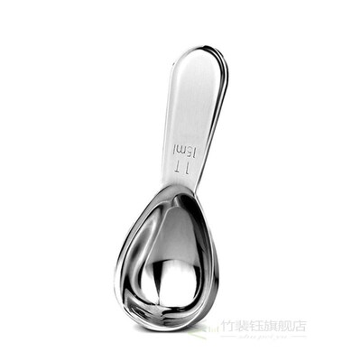 2pc Stainless Steel SpoonTea Coffee Scoop 15ml 30ml Measurin