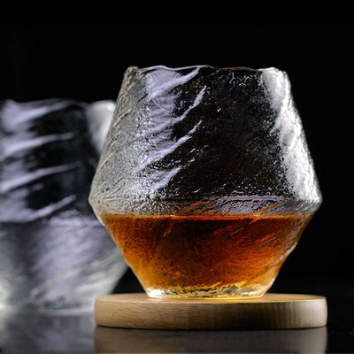 Japanese Edo Art Whisky Glass Frosting Niche XO Liquor Glass