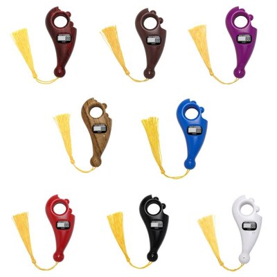 Portable Handheld Tassel Digital Beads Counter Finger Game D