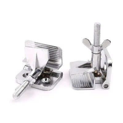 One Pair Zinc Alloy Butterfly Hinge Clamps DIY Fixing Screen