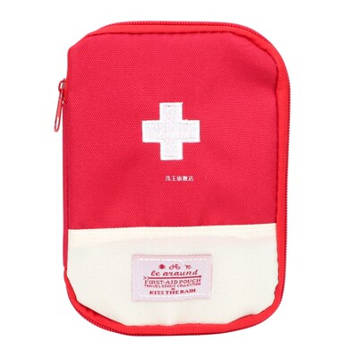 Mini Car First Aid Kit Pouch Portable Outdoor Travel Medical
