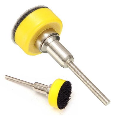 Abrasives 1 Hook & Loop Backer 1/8-inch Shank & 100Pcs Sandp