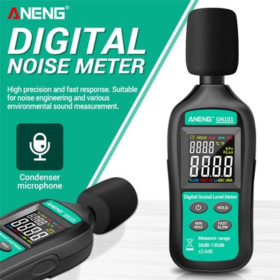 GN101 Digital Noise Meter Measurement 35-135 db Intelligent