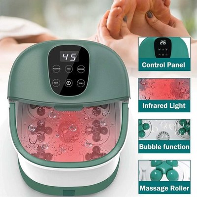 500W Electric Foot Bathtubs Massager PTC Rolling Vibration H