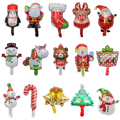 Christmas Tree Santa Claus Snowman Balloons High Quality Toy