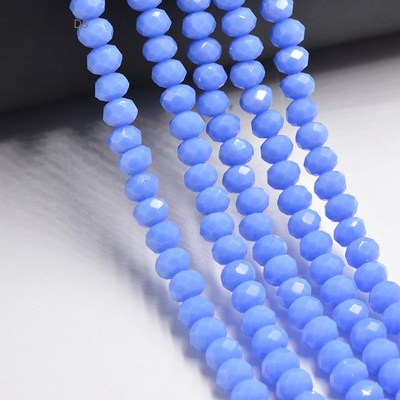 !AA+ Quality 6MM Candy Color 50piece/lot Round Faceted Glass