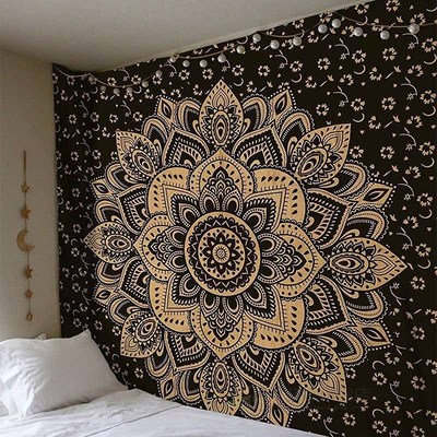 Large Indian Mandala Wall Hanging Tapestry Hippie Home Deco