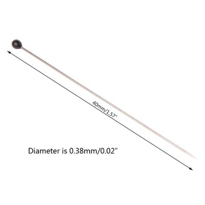 100 Pieces Insect Pins Specimen Pins Stainless Steel with Pl