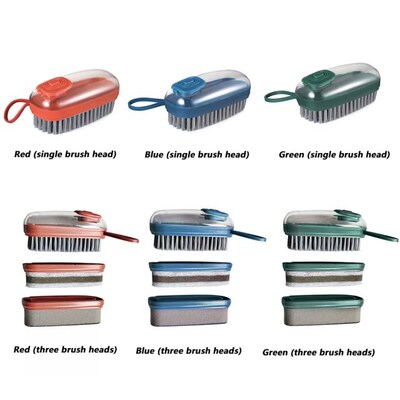 Handheld Clothes Shoes Laundry Cleaning Brush Kitchen Pot Di