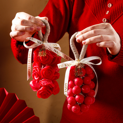 喜庆结婚伴手礼香皂水晶葡萄香熏皂整串创意手工皂伴手礼生日礼物