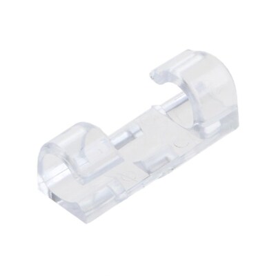 Transparent/20 Pcs Cord Wire Cable Plastic Clips Self Adhesi