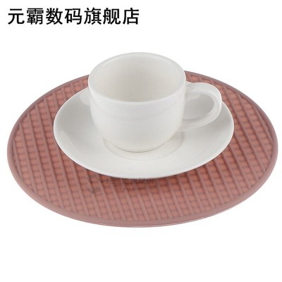 18*18 Cm Round Heat Resistant Silicone Mat Drink Cup Coaster