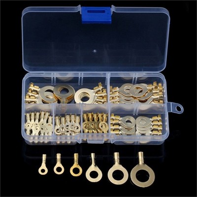 150pcs/set Ring Type Gold Terminal Golden Brass Non-insulate